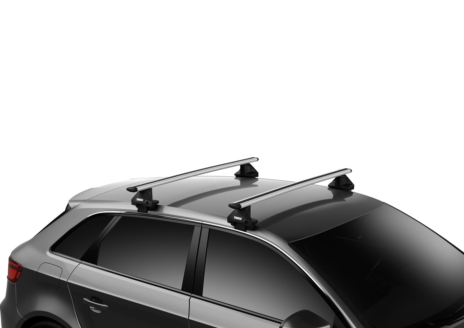 Thule Wingbar Evo Kit for Audi A4 4dr Sedan Bare Roof 2017 to 2024 Roof Racks