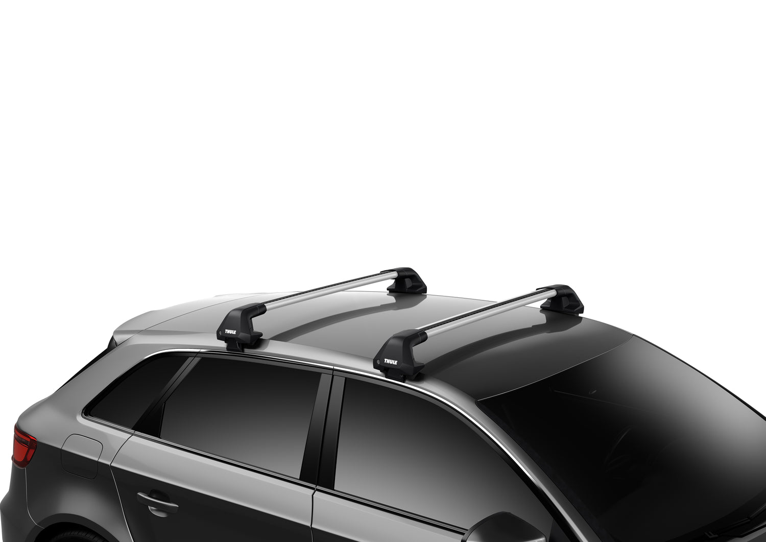 Option D THULE Roof Rack For TOYOTA Prius 5 Door Hatchback 2016 2022 With Normal Roof WINGBAR EDGE