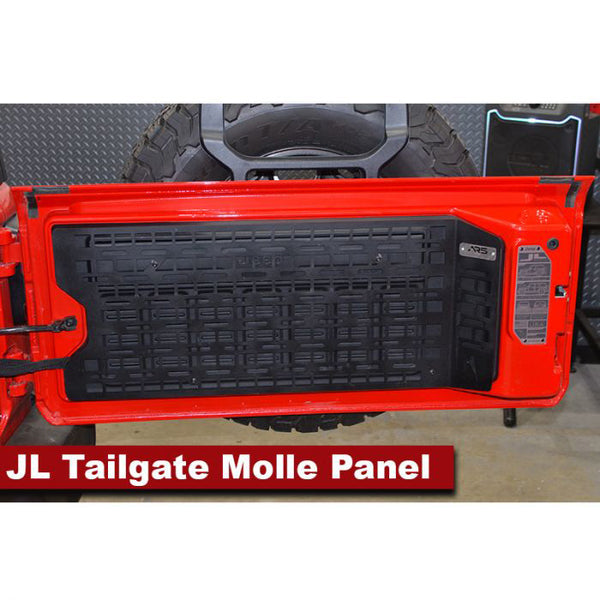 Adventure Rack Systems JL Wrangler Tailgate Molle Panel | Cargo Management